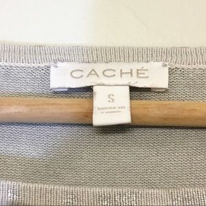 Cache | Sweaters | Vintage Cache Knit Silver Snake Pattern Top | Poshmark